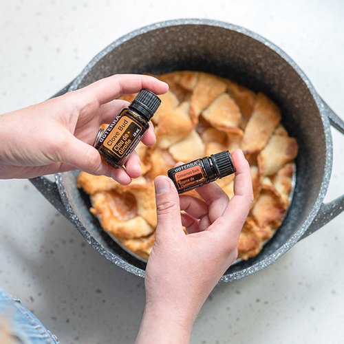 Dutch Oven Apple Crisp with Essential Oils | doTERRA Essential Oils
