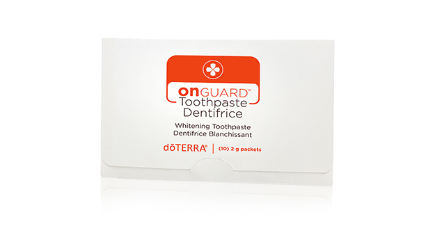 On Guard Whitening Toothpaste Samples | dōTERRA Essential Oils