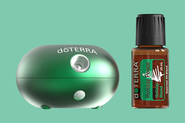 動感泡泡擴香機（綠色款）+ 靜謐假期複方 Bubble Emerald Diffuser + Holiday Peace | doTERRA精油