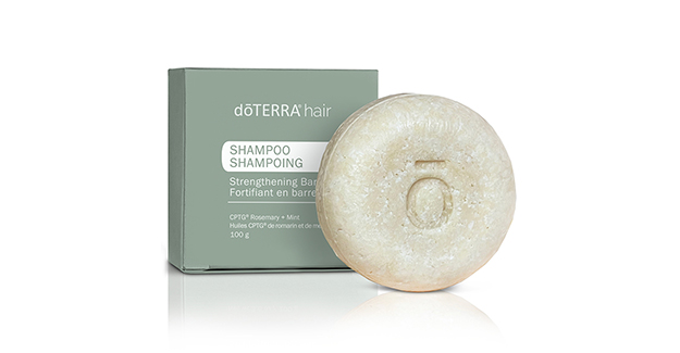 Shampoing fortifiant en barre doTERRA | Huiles essentielles doTERRA